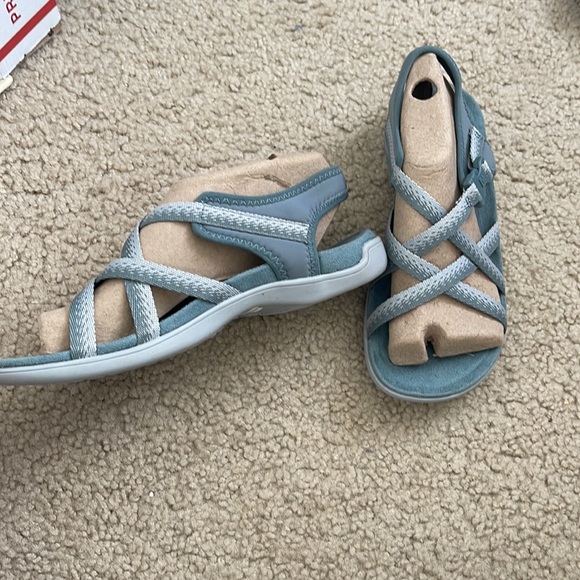 Merrell | Shoes | Merrell Strappy Walking Sandal Light Blue | Poshmark